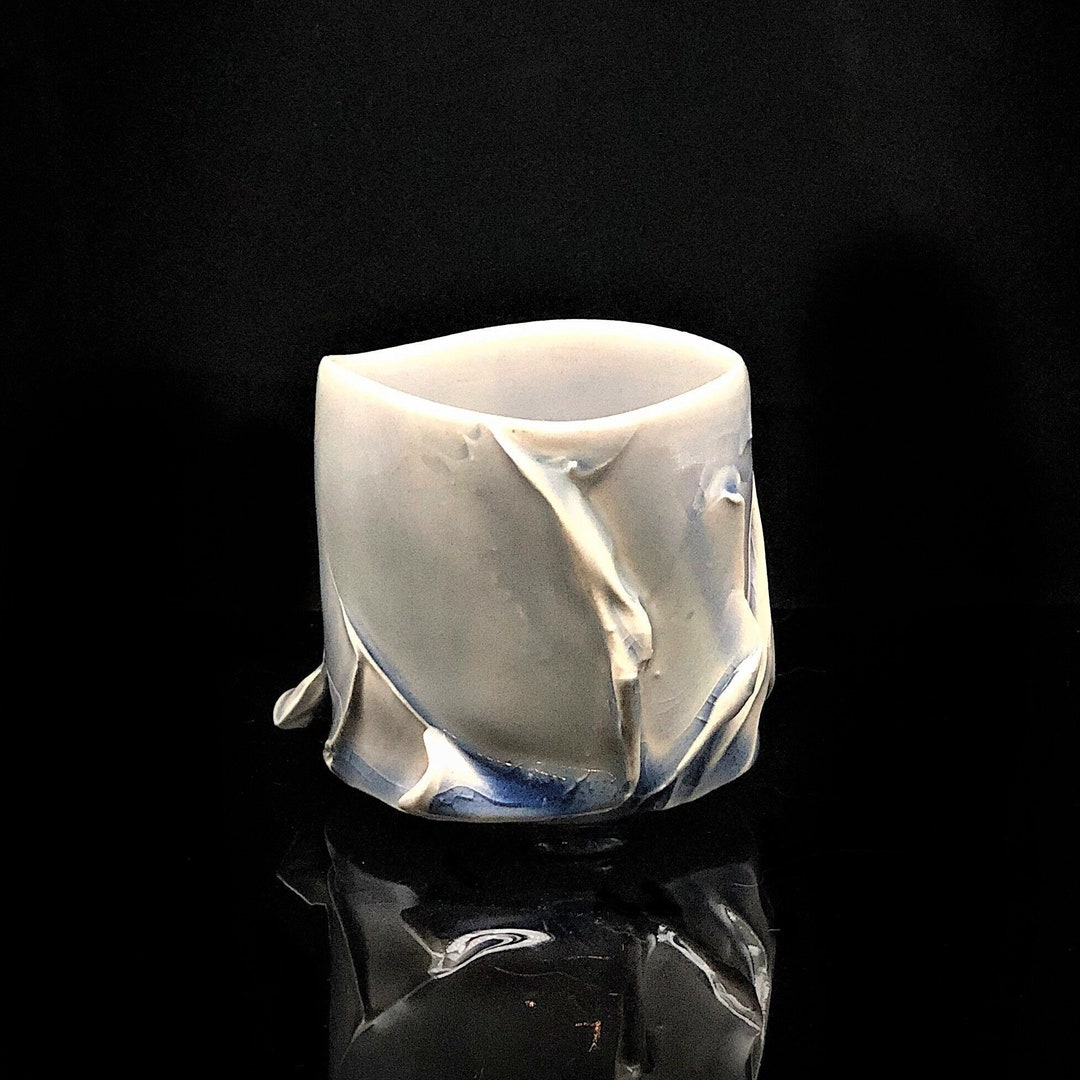Guinomi "crystal Azure" (sake Cup) ***read the Note in Description ...