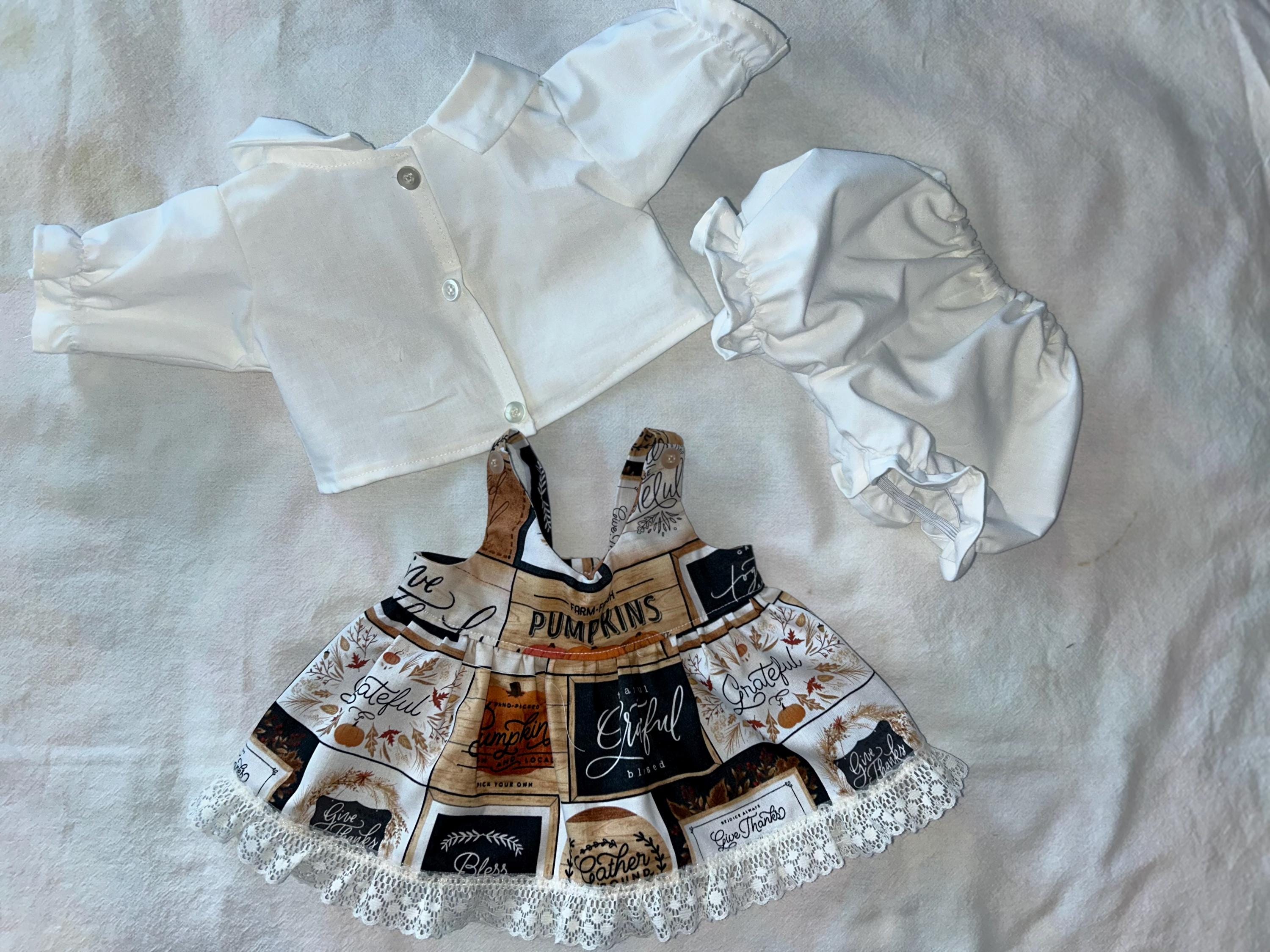 Give Thanks Fall Outfits: Dress W/bloomers and 3 In1 Outfit for Cabbage ...