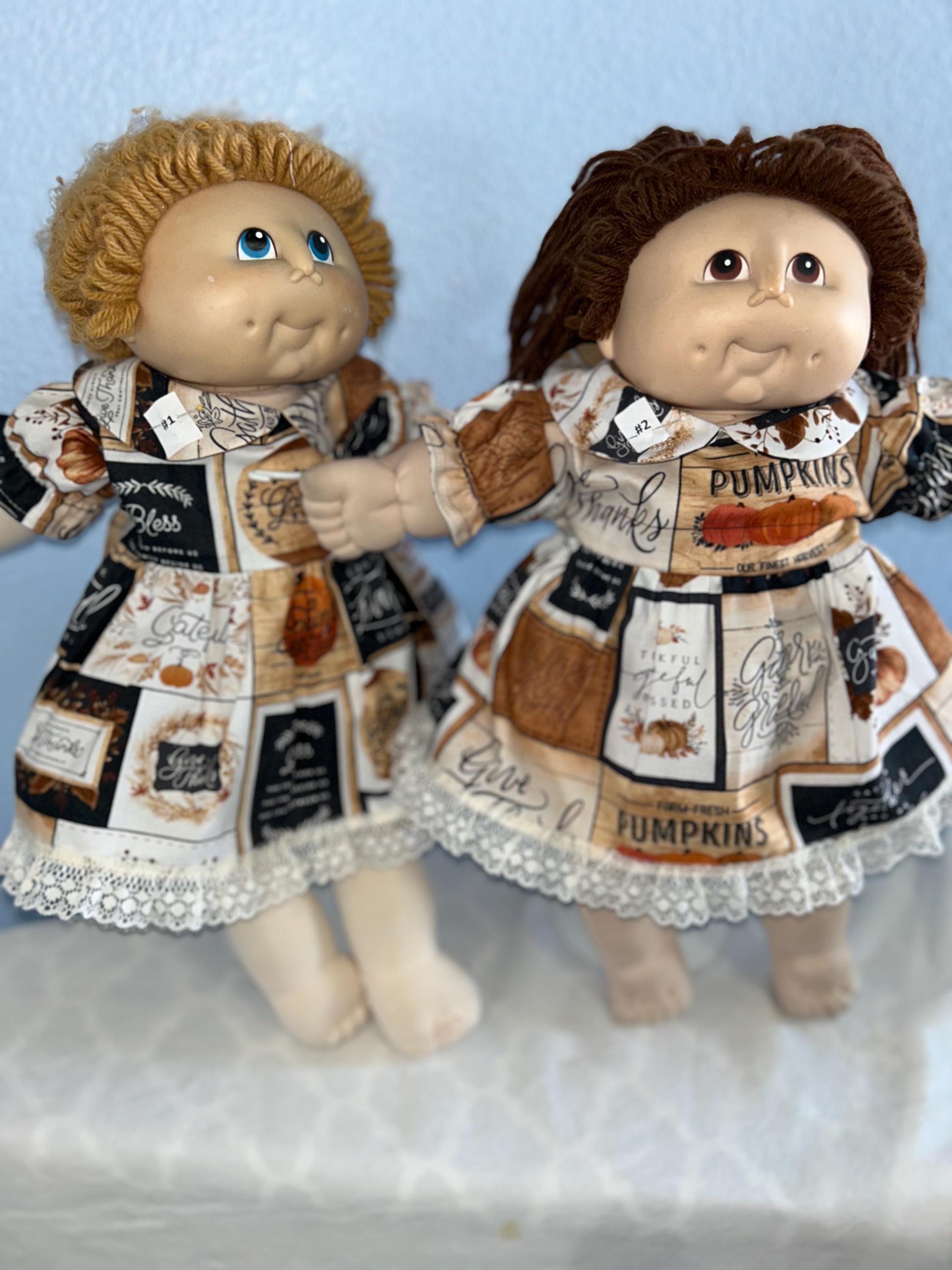 Give Thanks Fall Outfits: Dress W/bloomers and 3 In1 Outfit for Cabbage ...