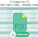 Fast Like A Girl Phases Chart, Fasting Chart for Women 29 Day Cycle ...