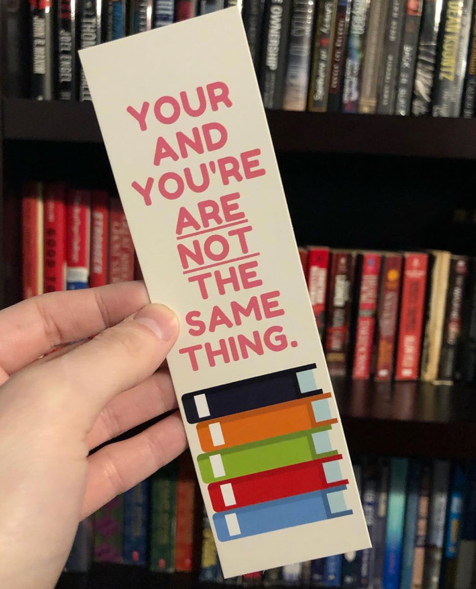 Grammar Correction Bookmark Difference Between Your and | Etsy