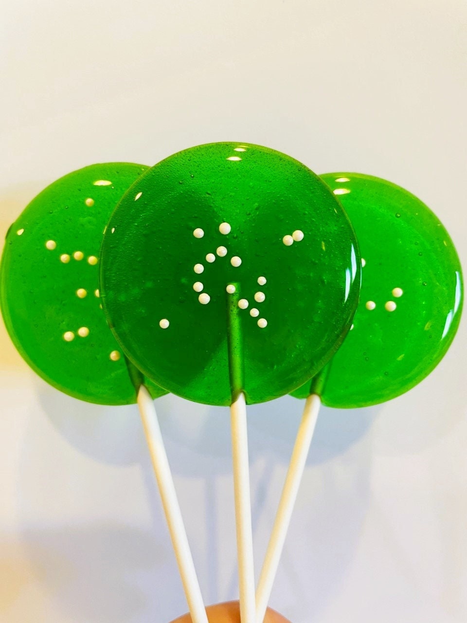 Green Apple Classic Lollipops 7-set / Granny Smith Apple - Etsy Denmark