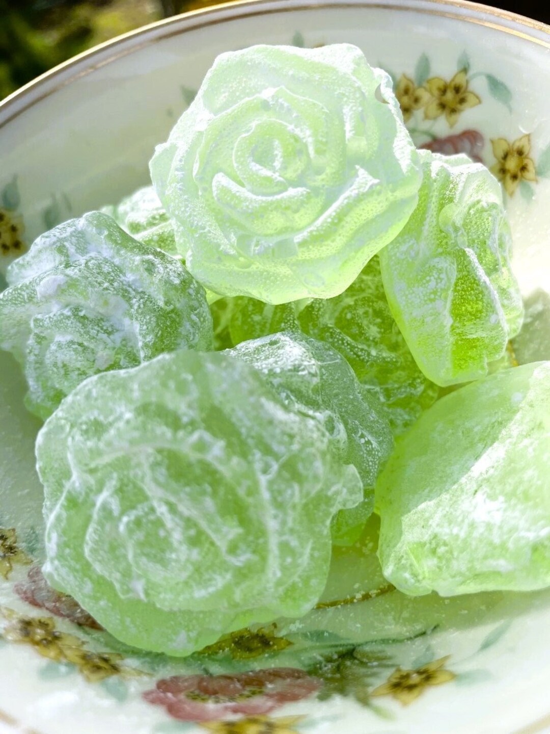 Absinthe Rose-shaped Hard Candy 14 Pieces / Mocktail Candy / Absinthe ...