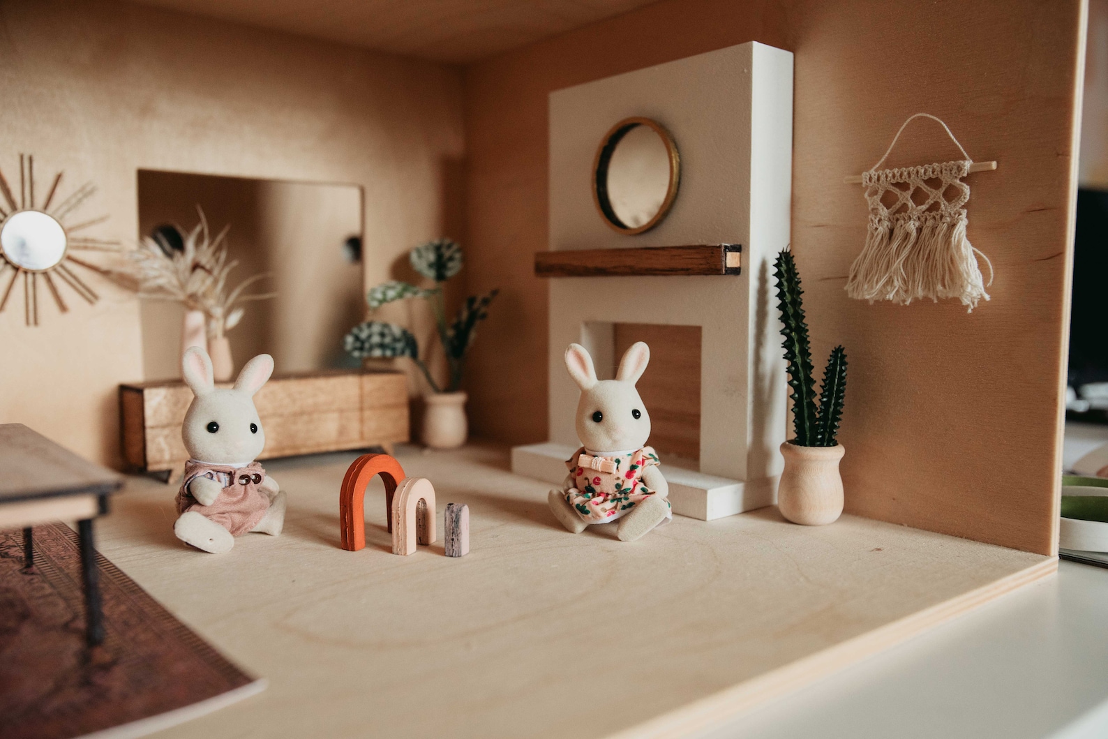 Miniature Macrame Wall Hanging 1:12 Scale - Etsy