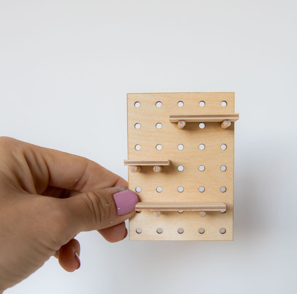 Miniature Pegboard- 1:12 Scale - Etsy