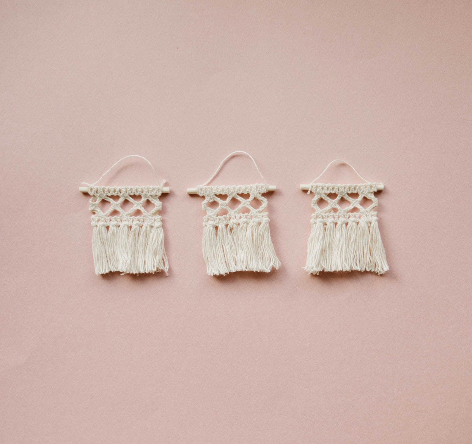 Miniature Macrame Wall Hanging- 1:12 Scale - Etsy