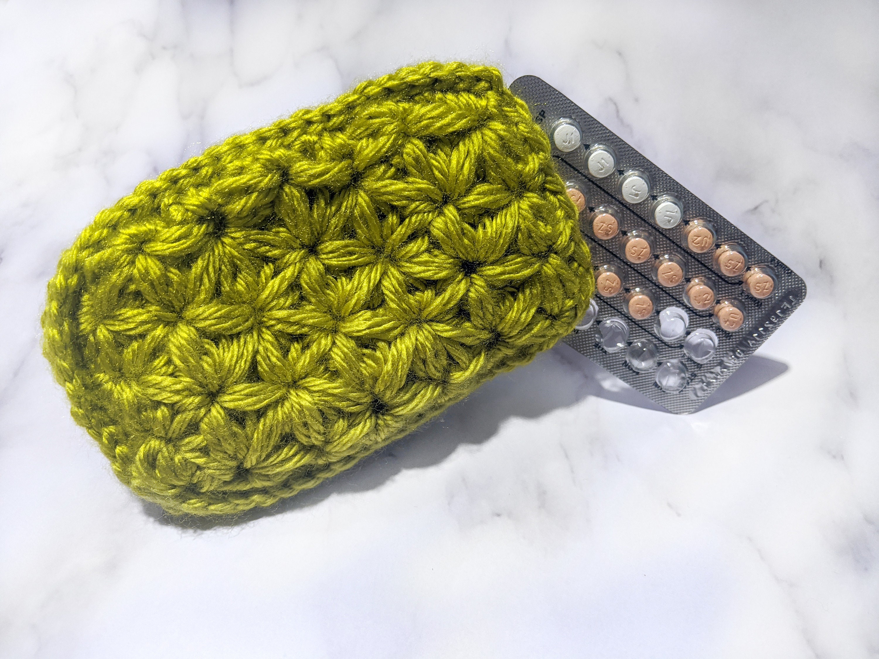 Crocheted Birth Control Pill Case - Etsy