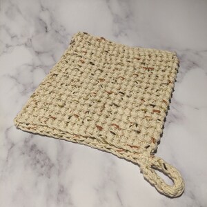 Crocheted Trivet Pot Holder With Loop - Etsy