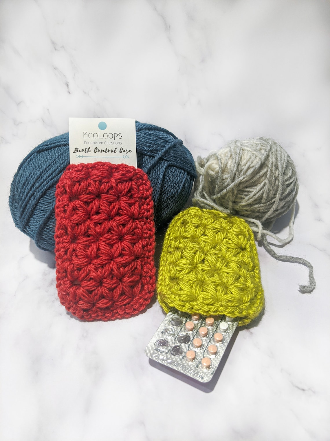 Crocheted Birth Control Pill Case - Etsy