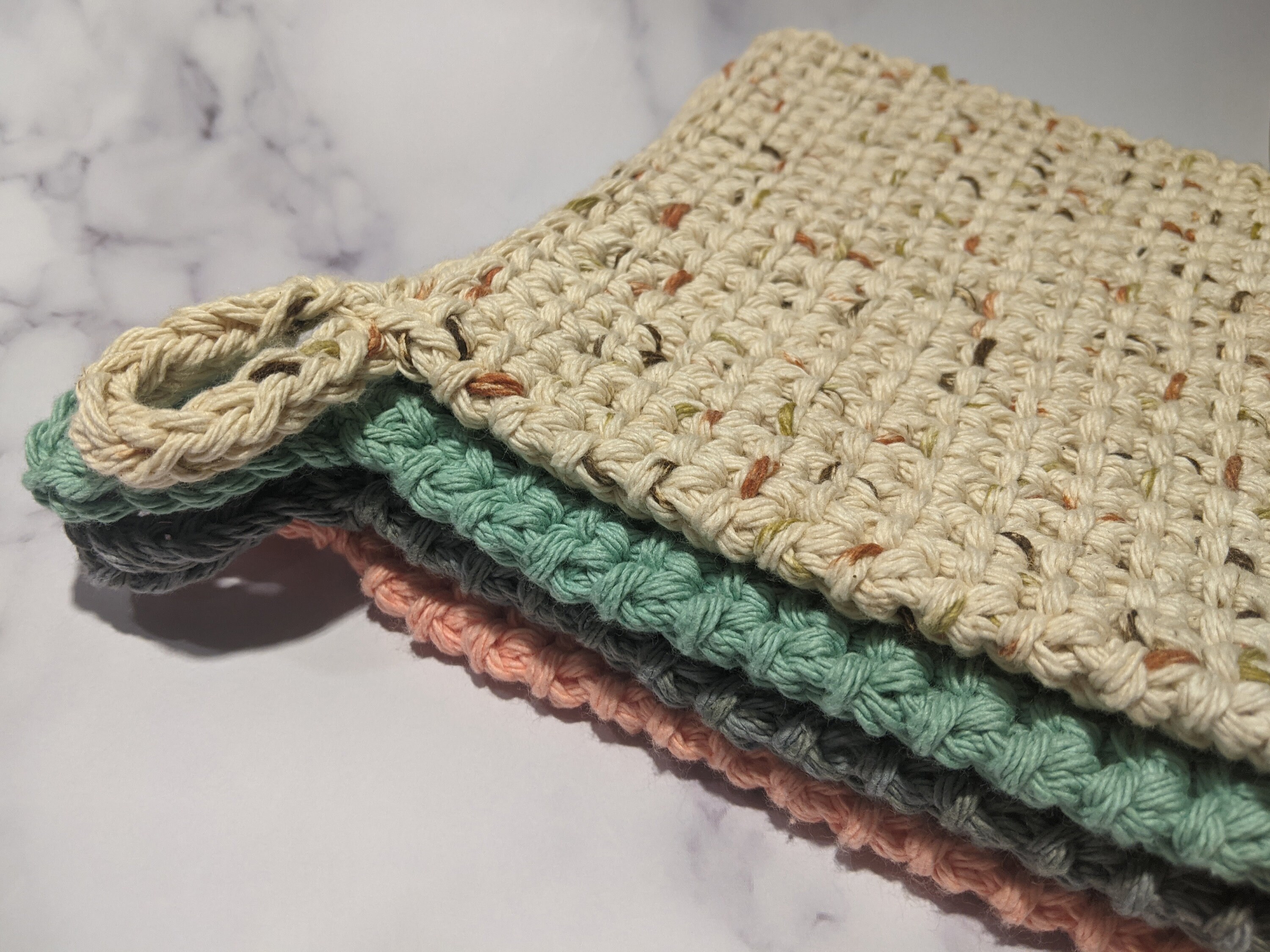 Crocheted Trivet Pot Holder With Loop - Etsy