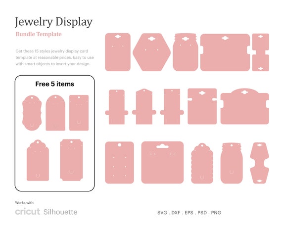 Bracelet Jewelry Display Card SVG Ubicaciondepersonas cdmx gob mx