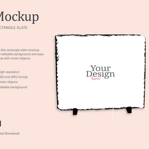 Slate Mockup - Etsy