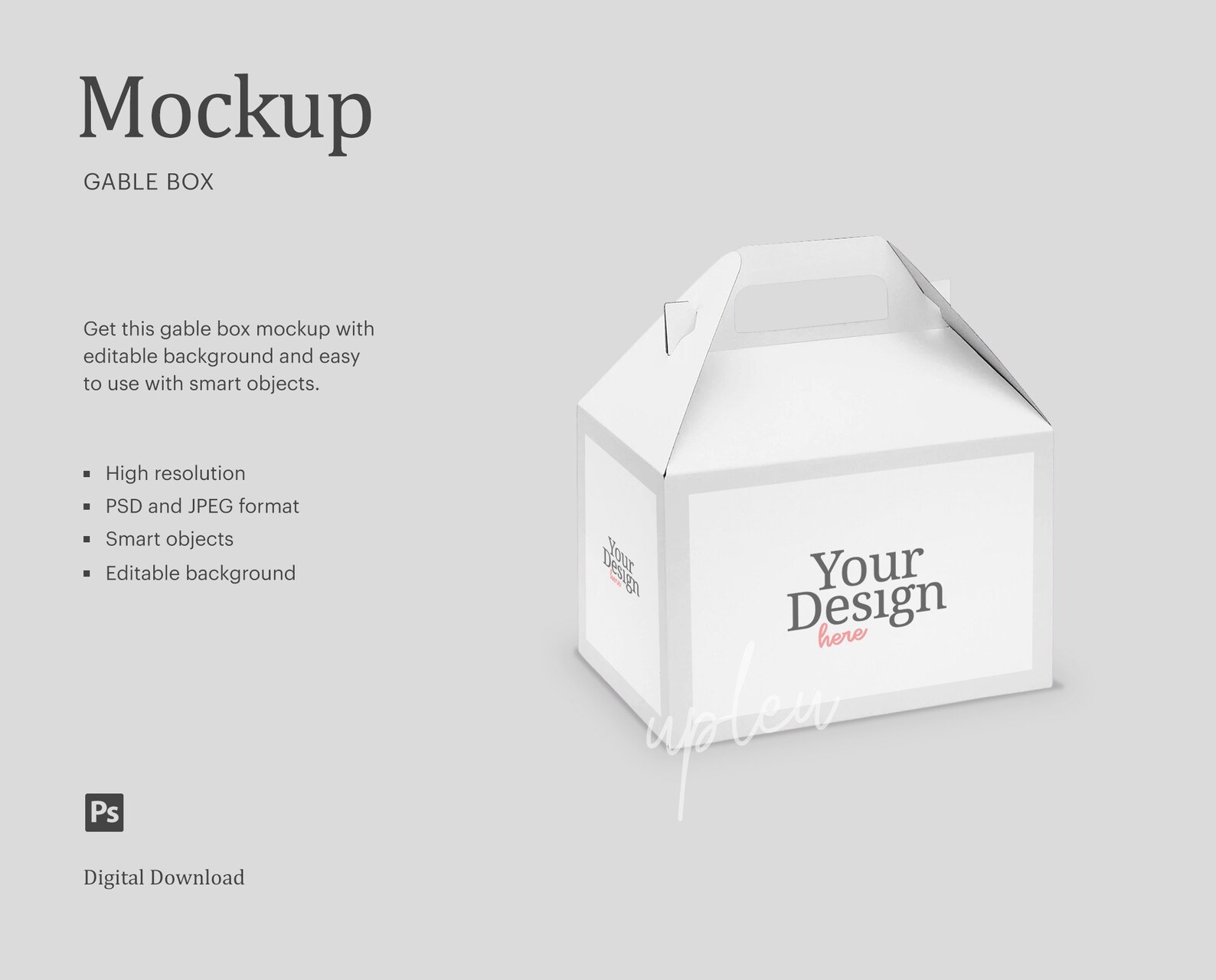 Gable Box Mockup Sublimation Gable Box Mockup Kraft Box | Etsy