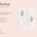 Adult Socks No Show Mockup, Sublimation Socks Mockup, Invisible Socks ...
