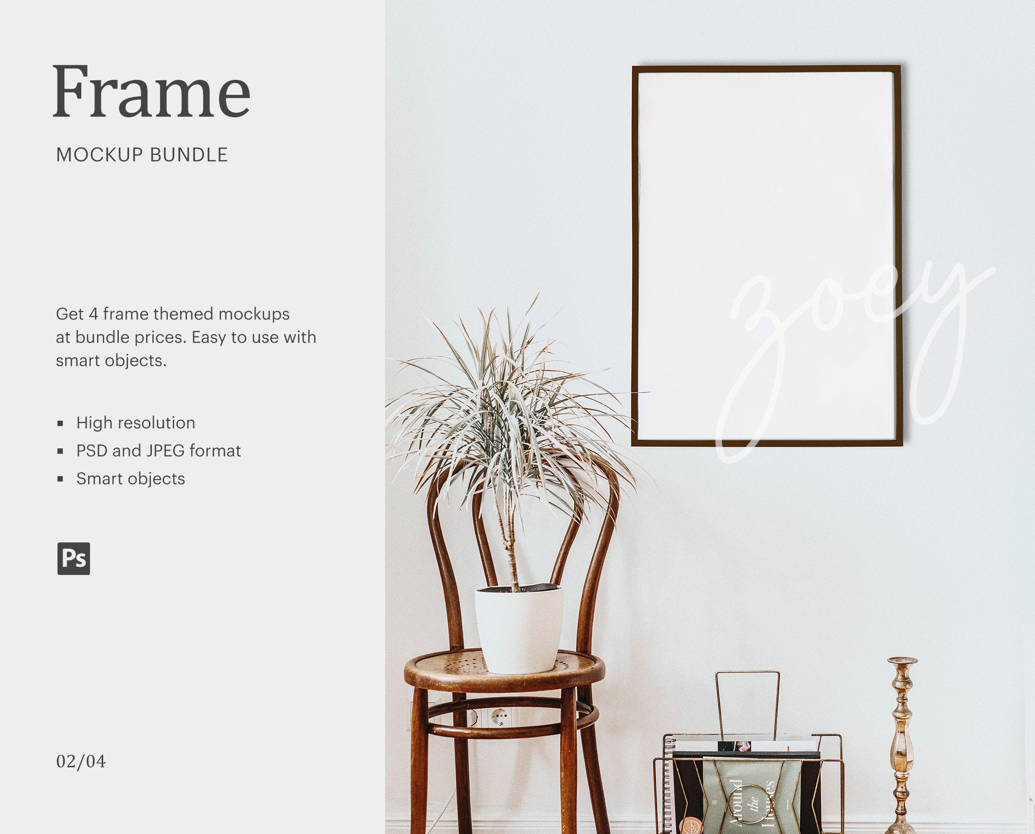Frame Mock Up Bundle-Simple Style Mock Up Mockup Mock Ups | Etsy