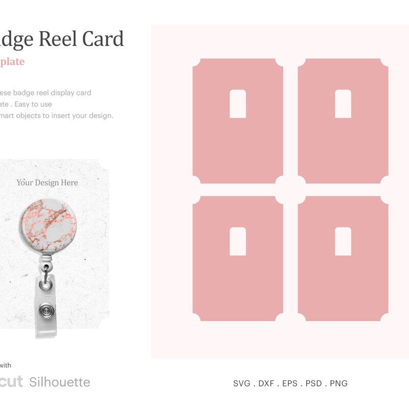 Display Card for Badge Reel and Id Holder - Etsy