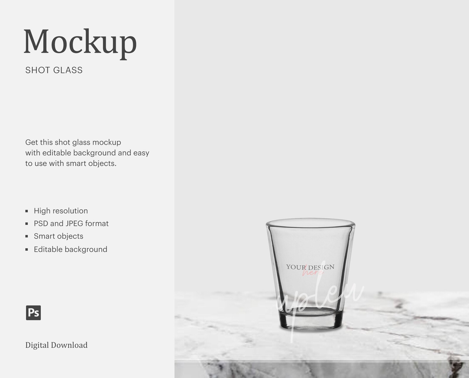 Shot Glass Mockup Blank Shot Glass Shot Glasses Clear Shot Etsy