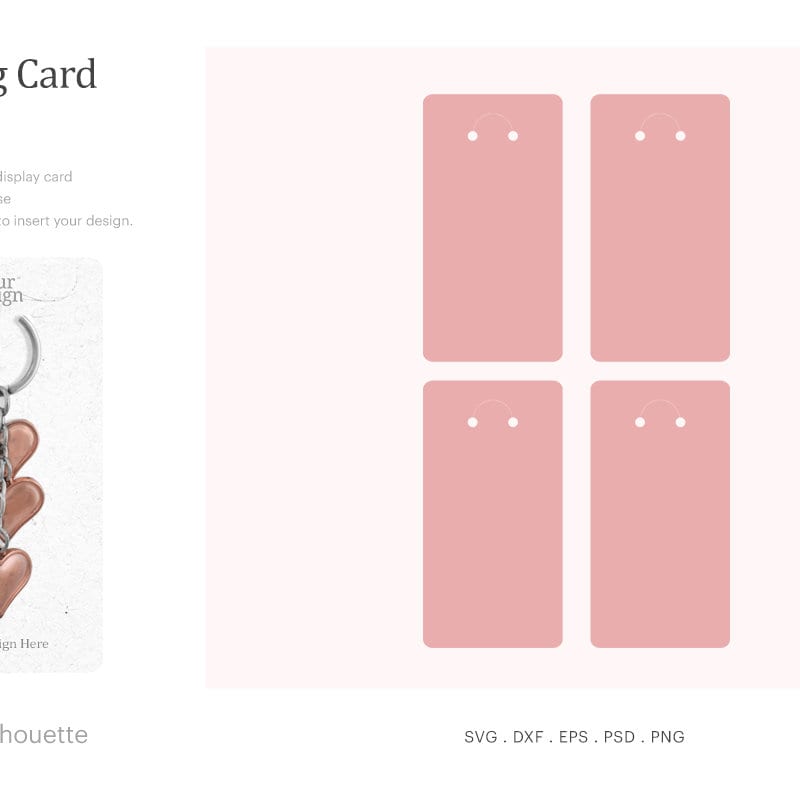 Keyring Tag Template - Etsy