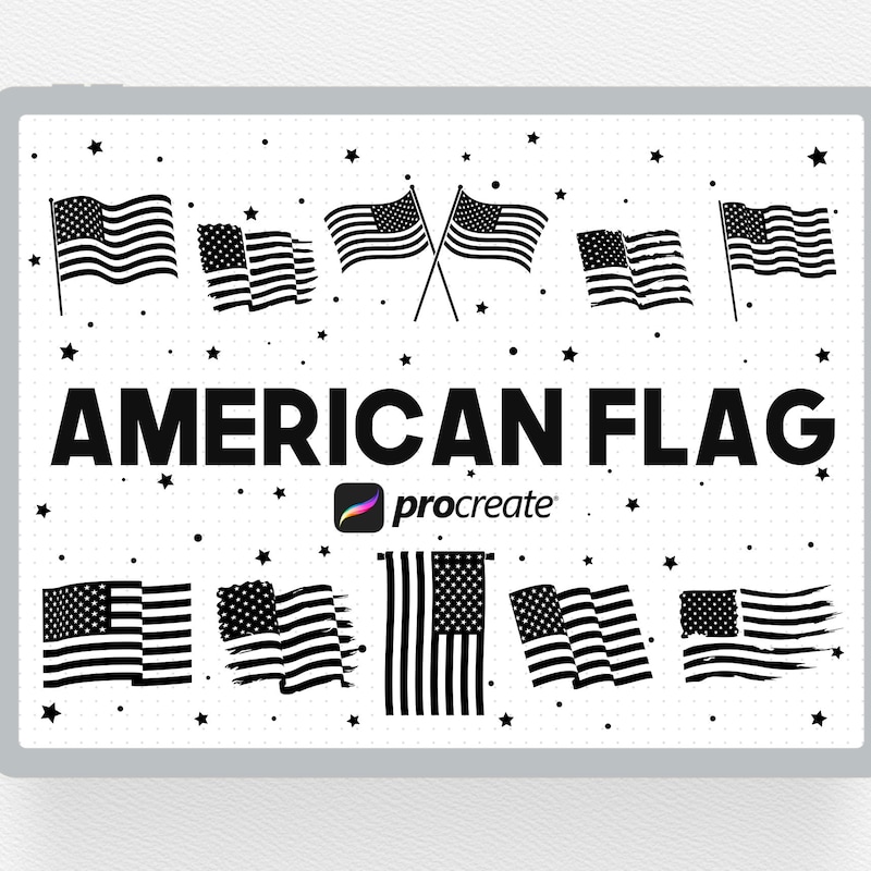 Flag Stamp - Etsy
