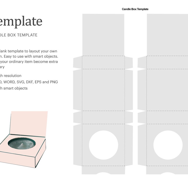 Letter Candle Box - Etsy