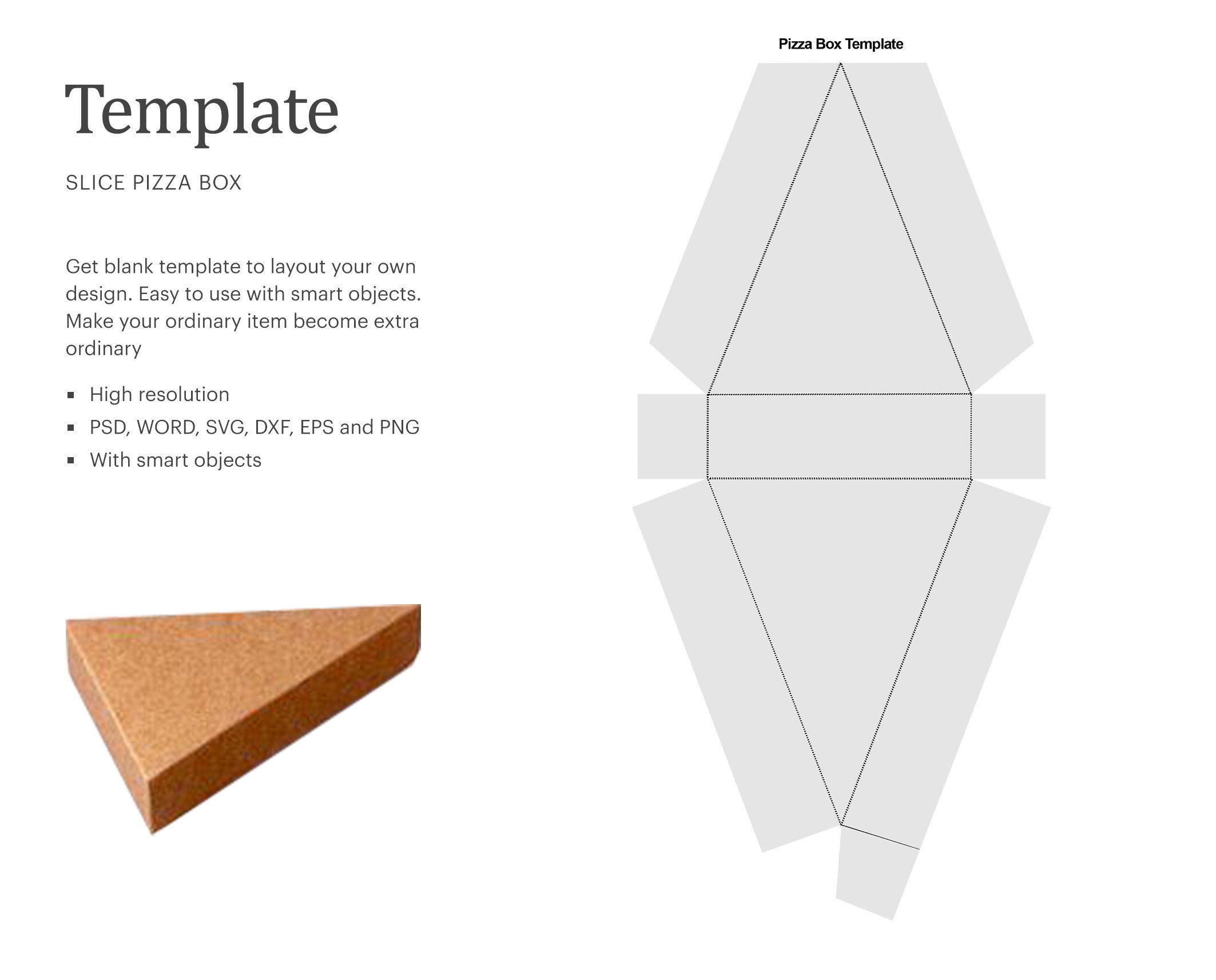 Pizza Slice Box Template Ubicaciondepersonas cdmx gob mx
