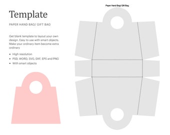 Printable Paper Bag Template
