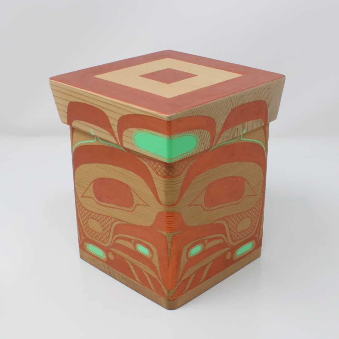 Xaal Gud copper Box Cedar Bentwood Box by Danielle Louise Allard haida ...