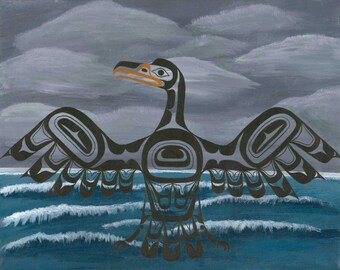 Haida Raven Art - Etsy