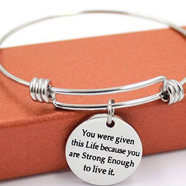 Inspirational Bangle - Etsy