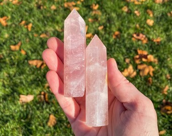 Pink Crystal Tower | Etsy