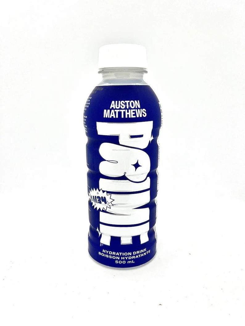 ULTRA RARE Prime Hydration Auston Matthews Flavored 1 Bottle Logan Paul ...
