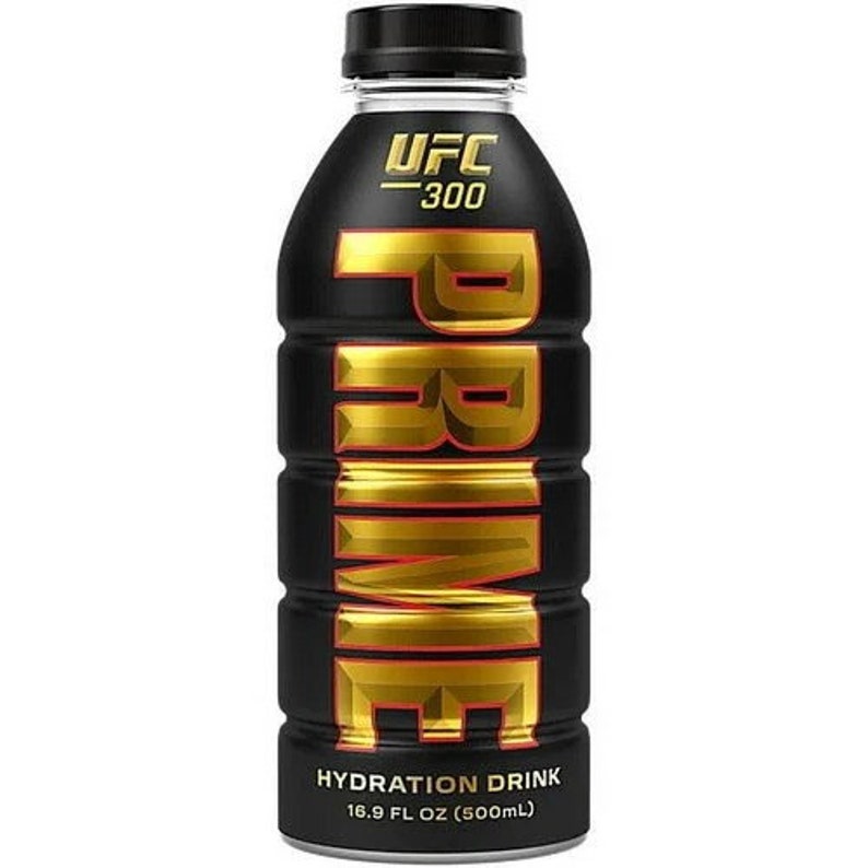 ULTRA RARE Prime Hydration UFC 300 Flavored 1 Bottle Logan Paul Ksi - Etsy