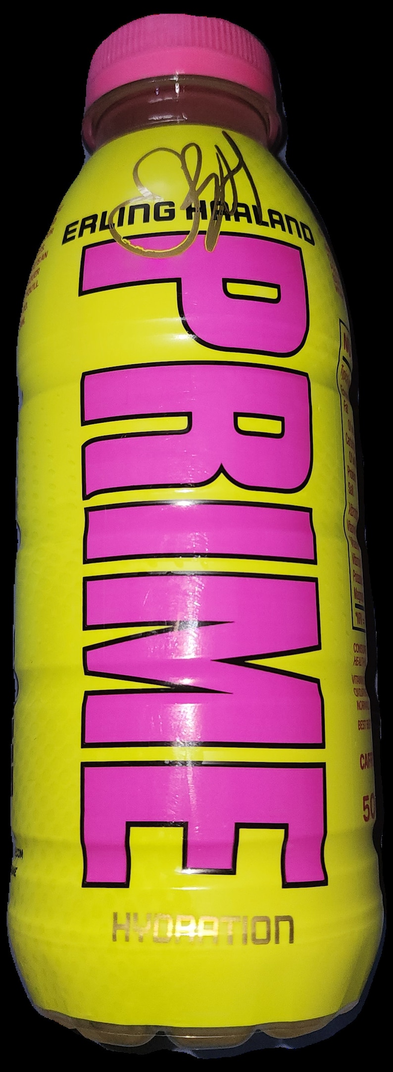 ULTRA RARE Prime Hydration Erling Haaland Strawberry Lemonade Flavored ...