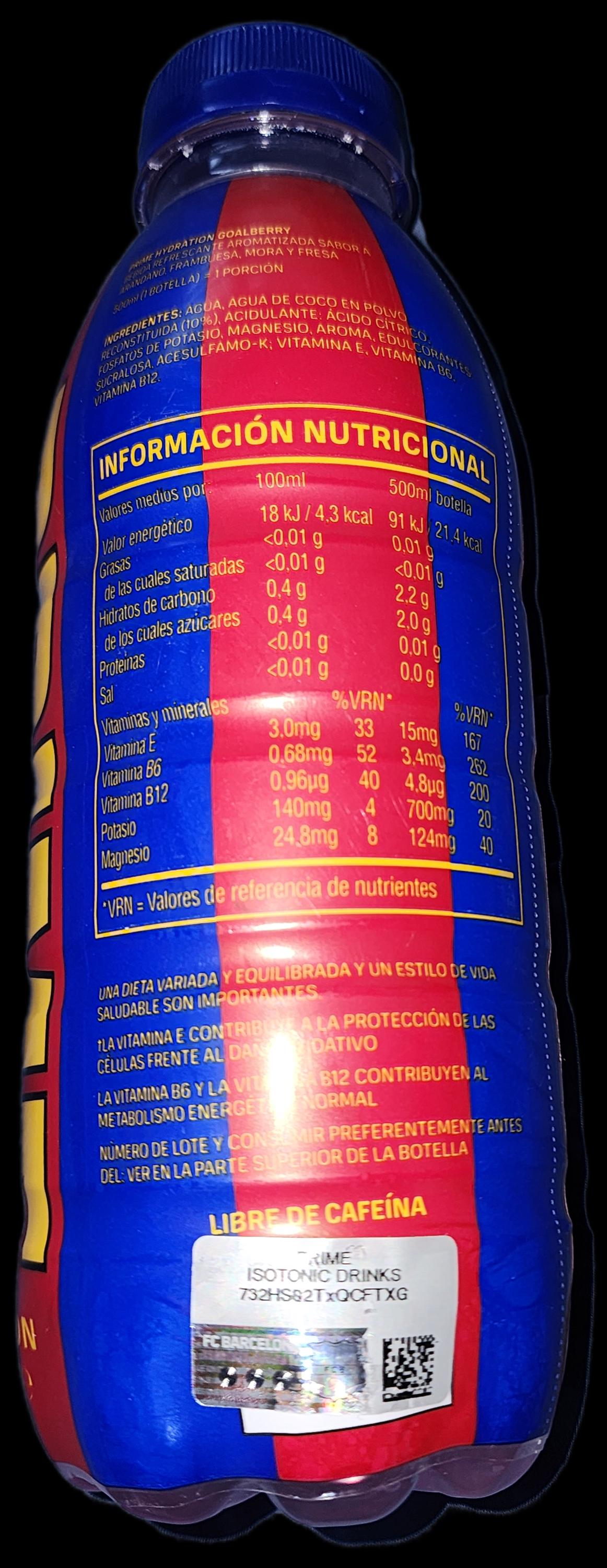 ULTRA RARE Prime Hydration FC Barcelona 500ml Spanish Exclusive In ...