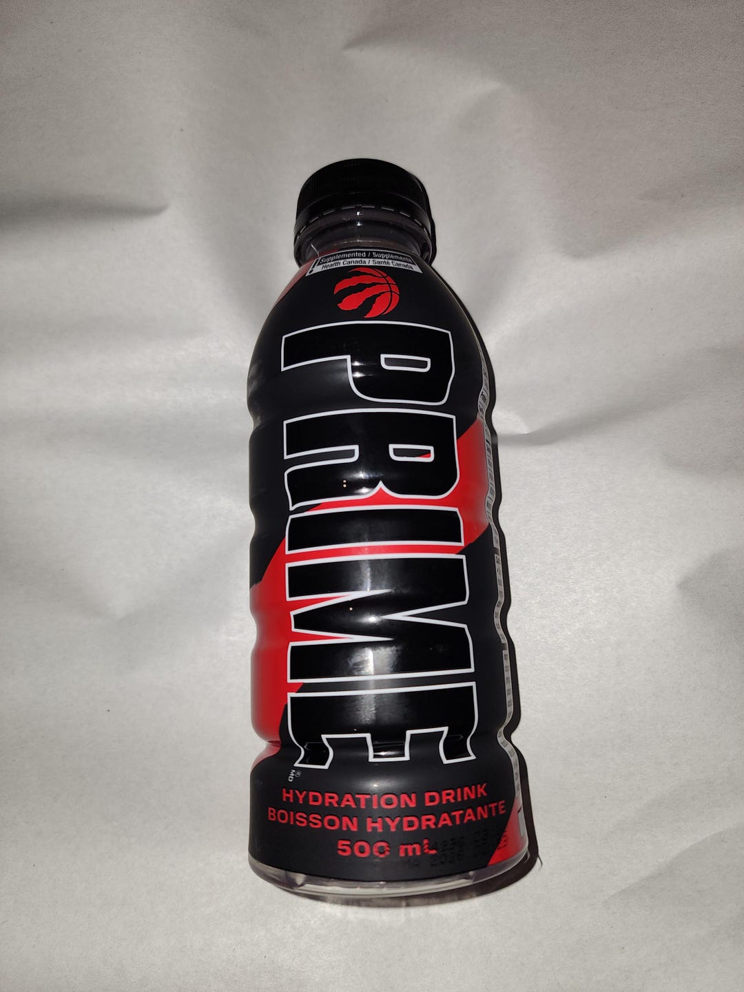 ULTRA RARE Prime Hydration Toronto Raptors Black Bottle Flavored 1 ...