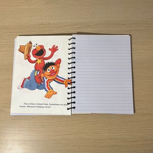 Little Golden Book Notebook - Tickle Me My Name is Elmo - Etsy