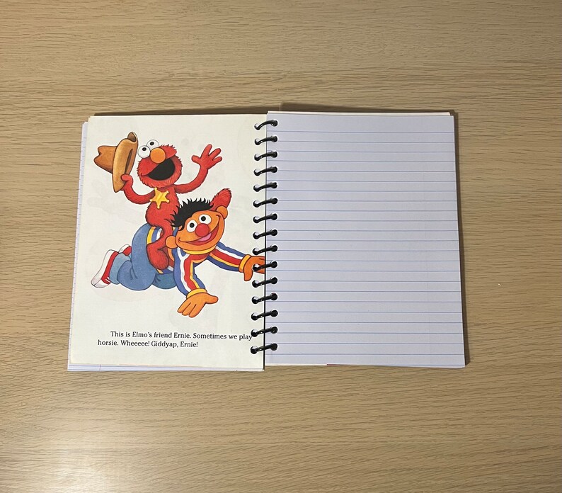 Little Golden Book Notebook - Tickle Me My Name is Elmo - Etsy