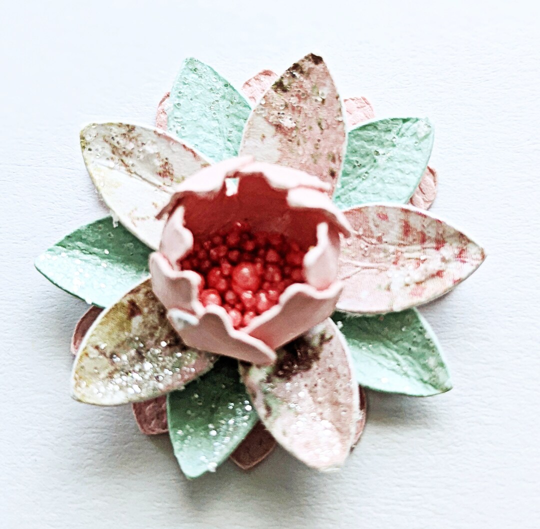 Hand Made Paper Flowers 6 Pack - Etsy