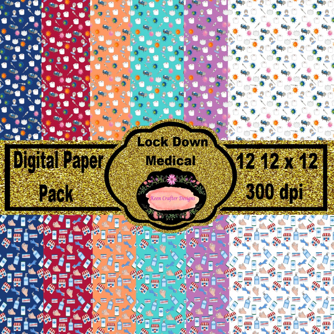 Lockdown Medical Paper 12 X 12 300 Dpi - Etsy