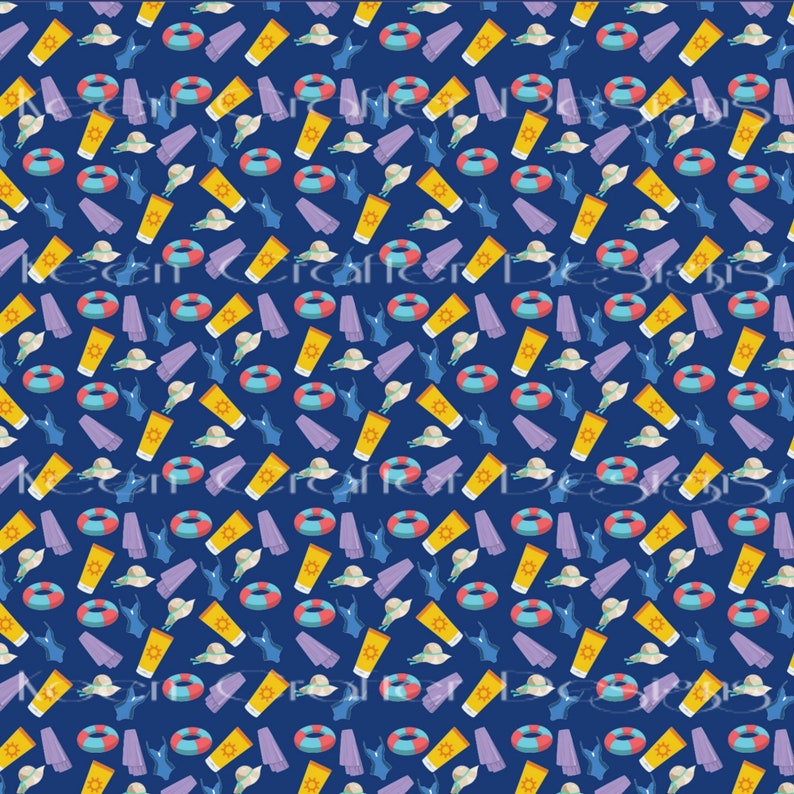 Pool Party Digital Paper 12 X 12 300 Dpi 20 Pack - Etsy Australia