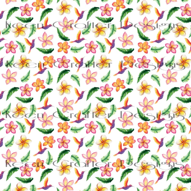 Tropical Digital Paper Pack 12 X 12 300dpi - Etsy