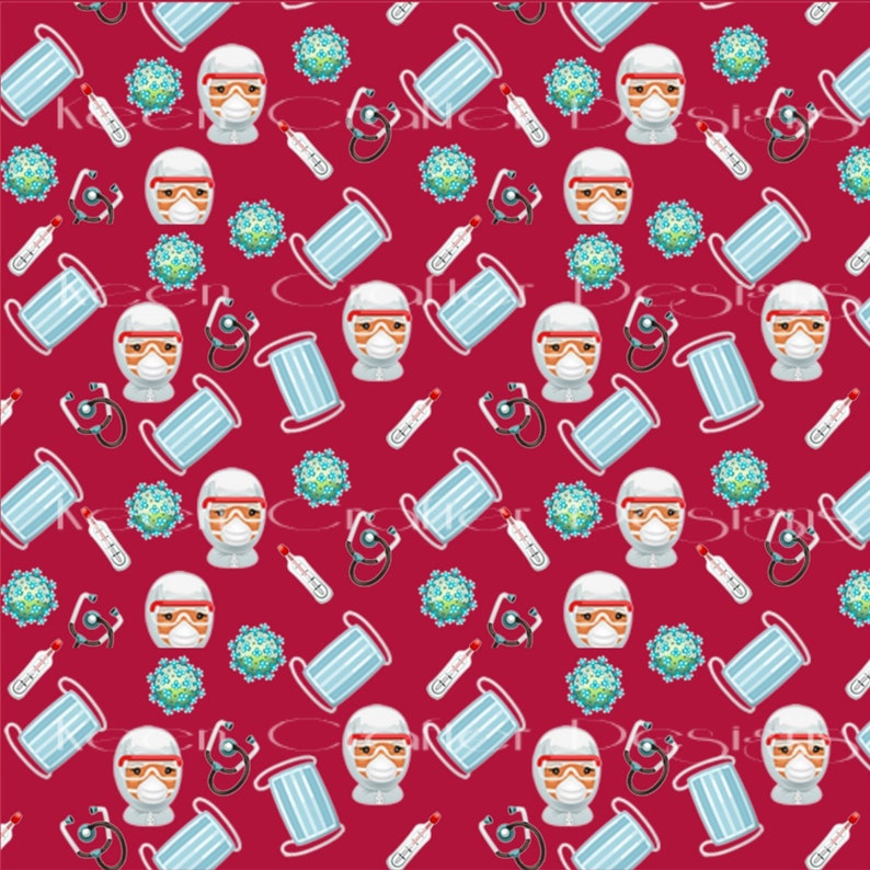 Medical Themed Digital Paper 12 X 12 300 Dpi | Etsy