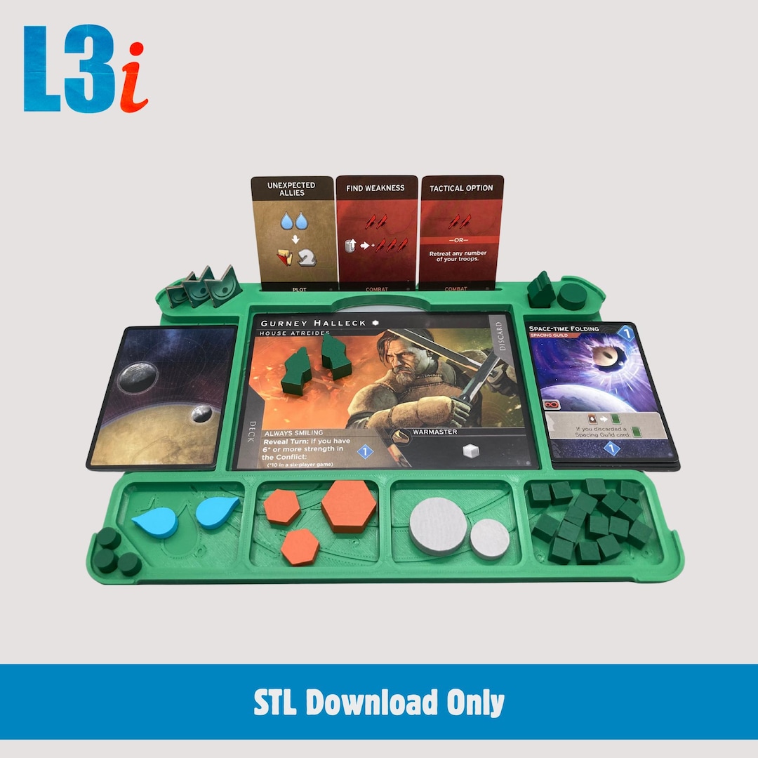 STL - Dune Imperium Player Board STL | Printable Player Tray for Dune ...