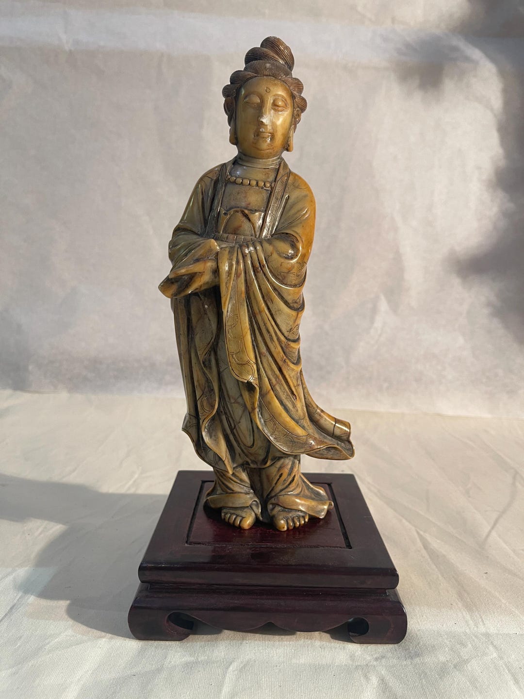 Jade Goddess Statue, China, 19th Century - Etsy