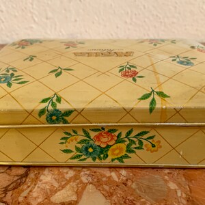 Motta Box (19x15. H5) Vintage 1960s Tin Collector Box Decorated, Motta ...