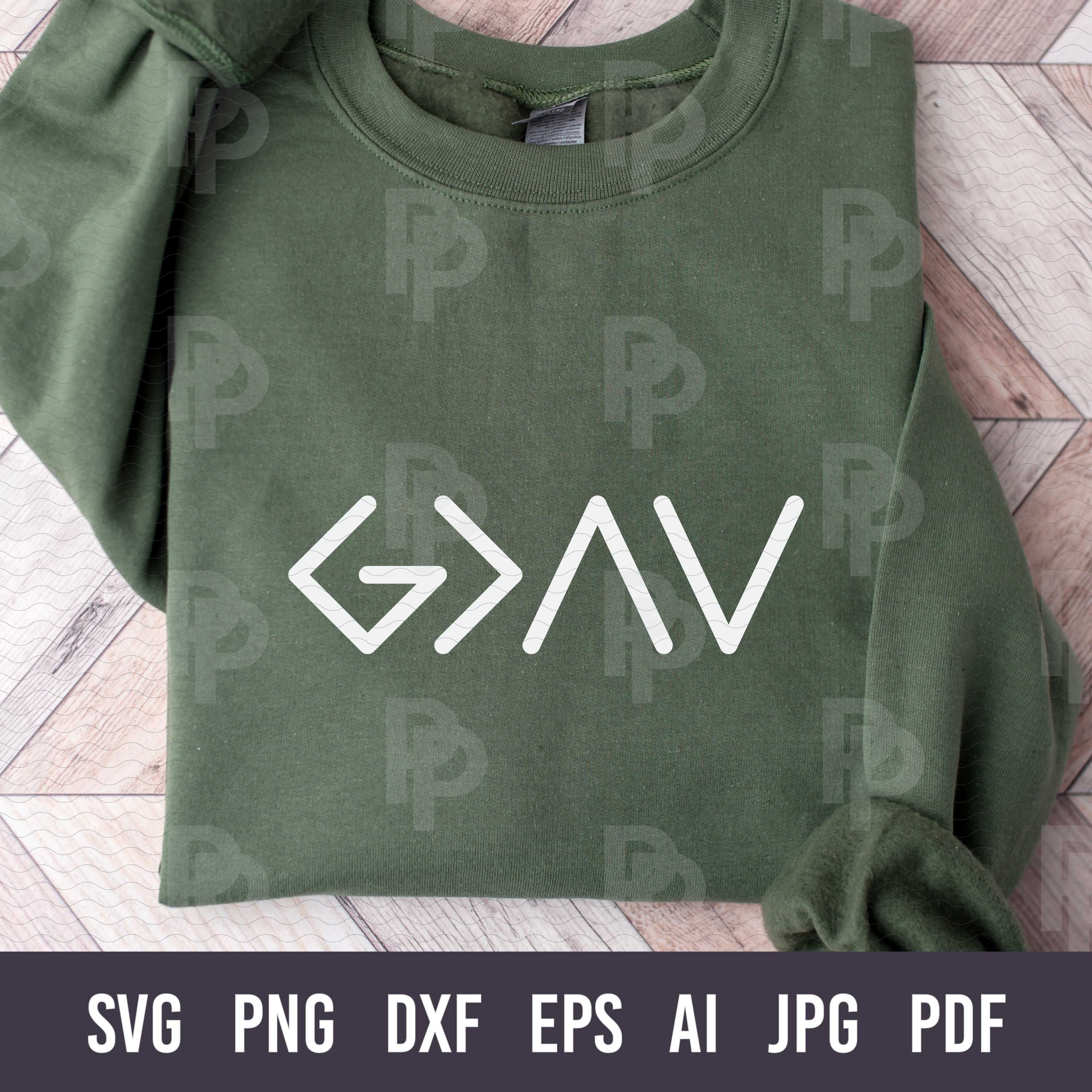 God is Greater Than the Highs and Lows SVG. Jesus Svg. God Svg ...