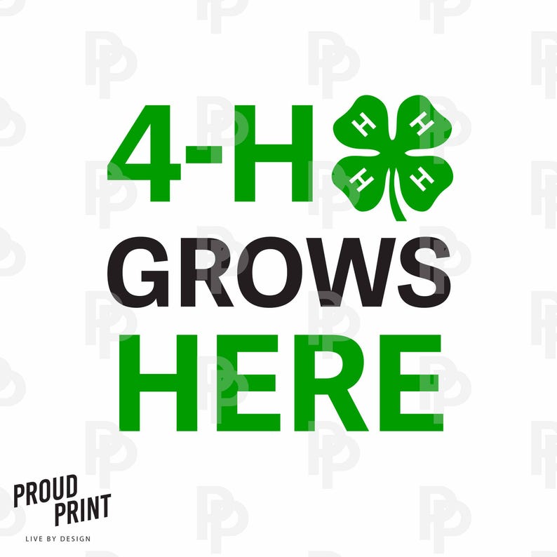 4H Clover Svg. 4-H Clover Svg. 4H Showmanship Svg. Leaf Clover Svg. 4-H ...