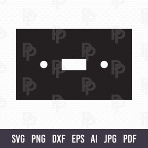 Template Light Switch Cover Laser. Light Switch Cover SVG. Switch Cut ...