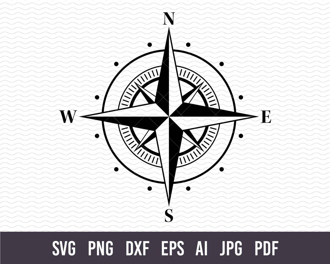 Compass Svg. Travel Svg. Adventure Compass Svg. Camping Svg. Compass ...
