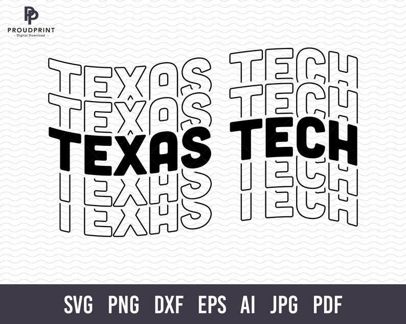 Texas Tech Svg. Wreck Em Tech Svg. Tech Spirit Svg Texas - Etsy